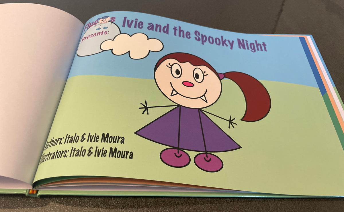 Ivie and the Spooky Night (Hardcover book) by Italo and Ivie Moura – Flucos